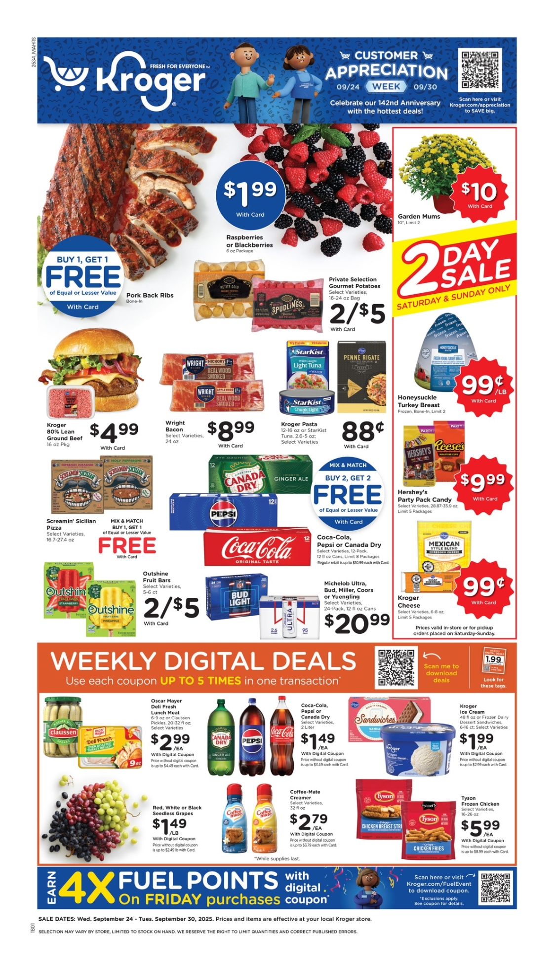 Kroger Weekly Ad Preview valid September 24 - September 30, 2025